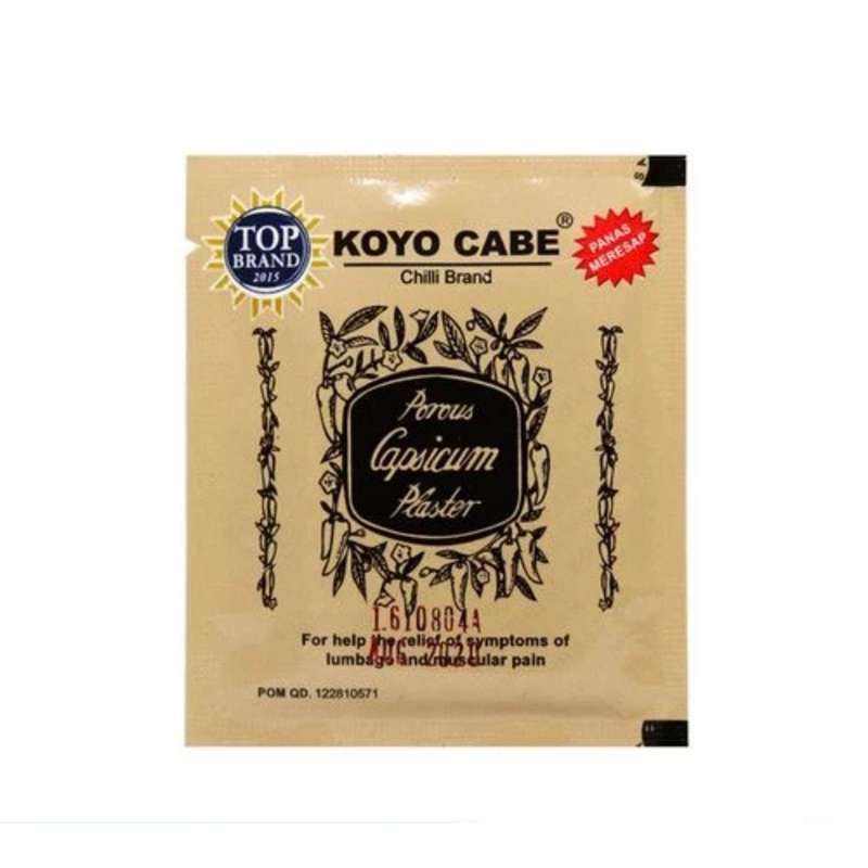Jual 1 Sachet Koyo Cabe Isi 10 Lembar | Porous Capsicum Plaster Di ...