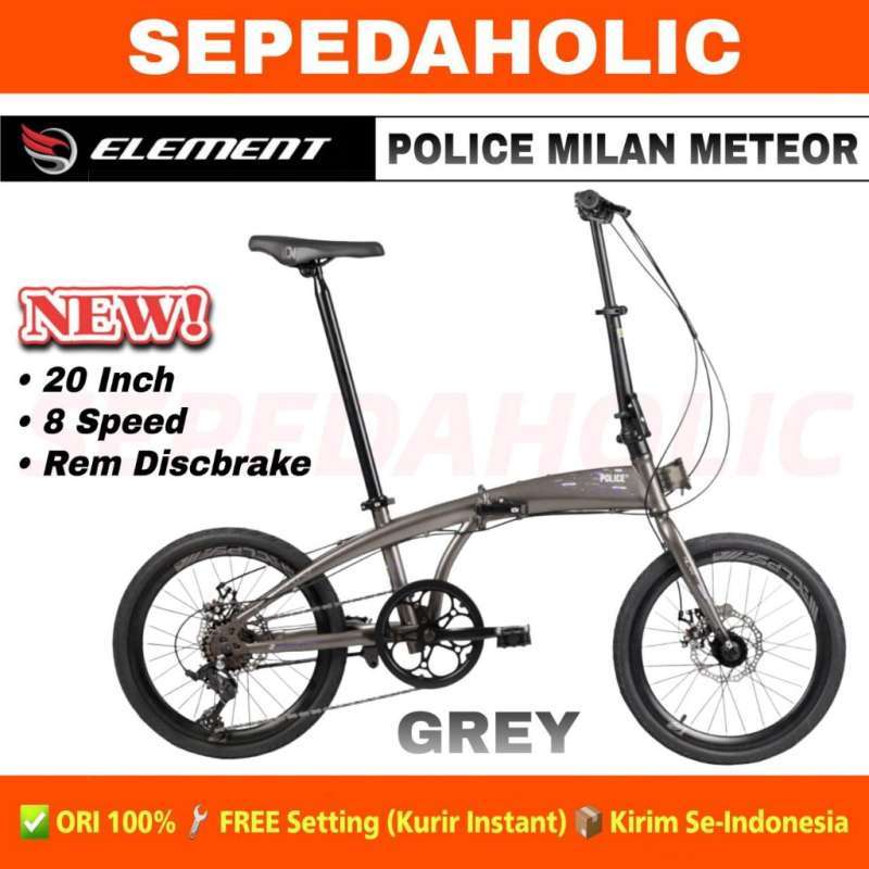 Promo Sepeda Lipat Element Police Milan Meteor 20 Inch Folding Bike ...
