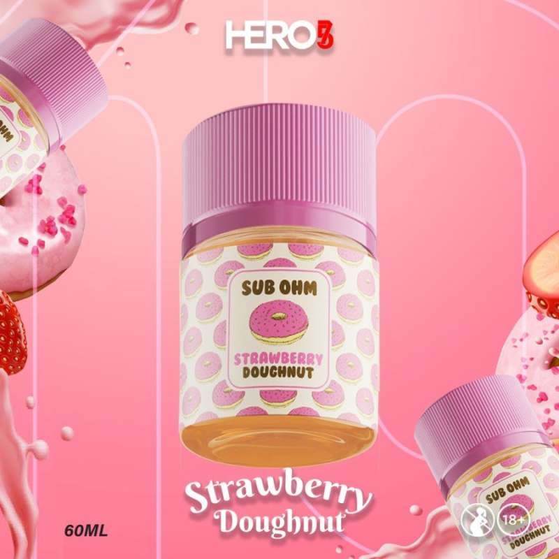 Jual R57 Sub Ohm V2 Strawberry Doughnut 60ml By Hero57 / Liquid Hero Subohm Strawberry Di Seller ...