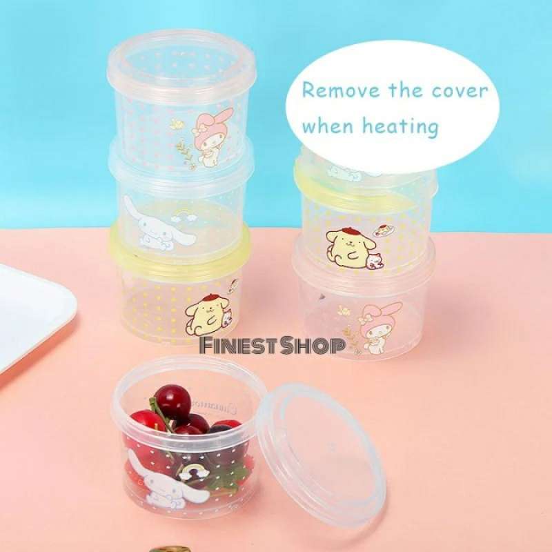 Jual 3in1 Food Container Round Cup Bento Susun Sanrio Kotak Makan ...
