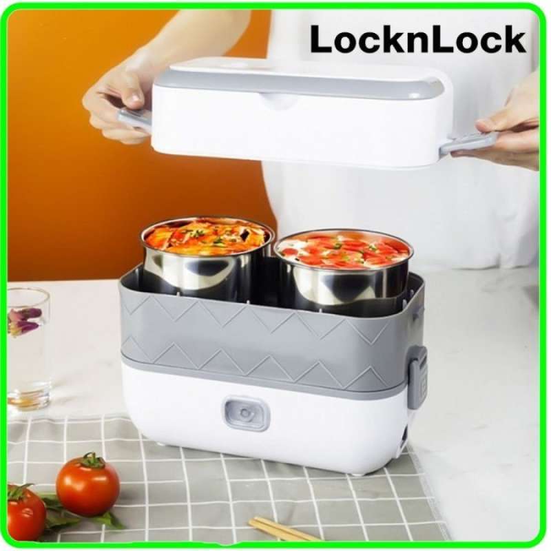 Jual Lunch Box Electric Locknlock Ejr244wht 2 Layer 2,2 Liter Di Seller ...
