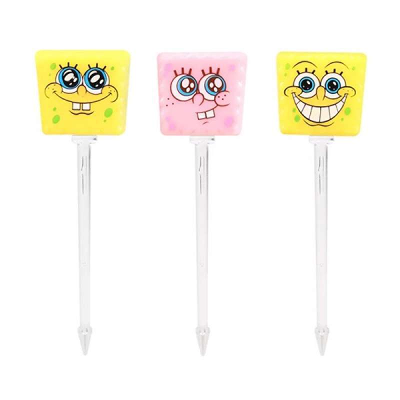 Jual Rare Cute Bento Food Picks Spongebob Bekal Anak Tusukan Pick - 1/2 ...