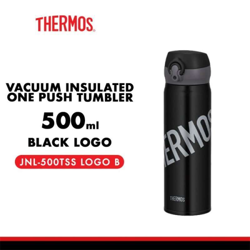 Jual Thermos Vacuum Insulated One Push Tumbler 500ml - Black Logo Di Seller Consume - Cengkareng ...