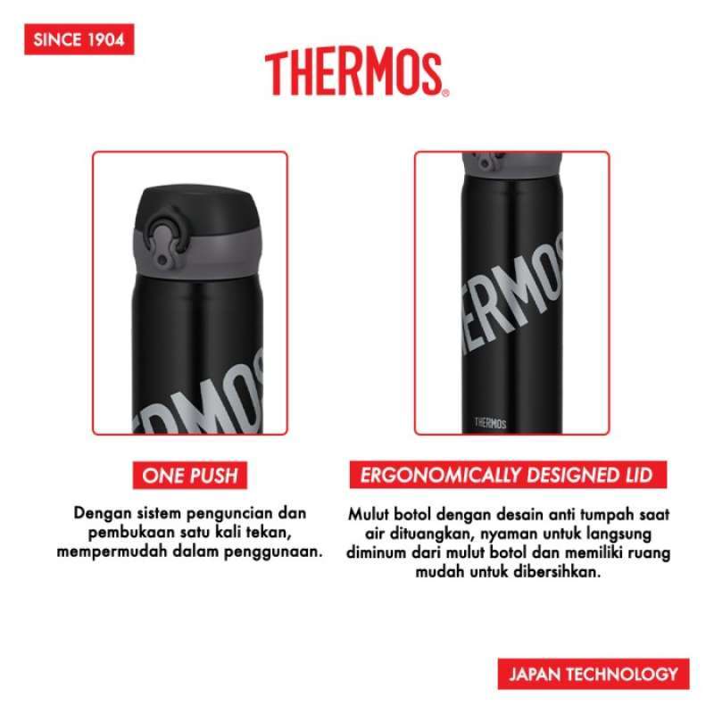 Jual Thermos Vacuum Insulated One Push Tumbler 500ml - Black Logo Di Seller Consume - Cengkareng ...