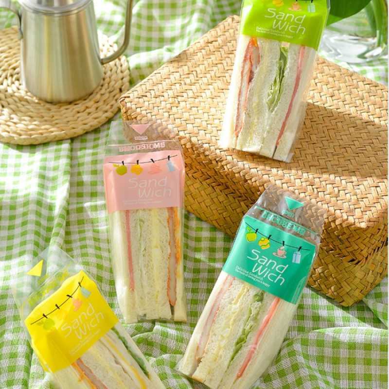 Jual Ppc [murah-grosir 100 Pcs] Kemasan Plastik Sandwich Segitiga ...