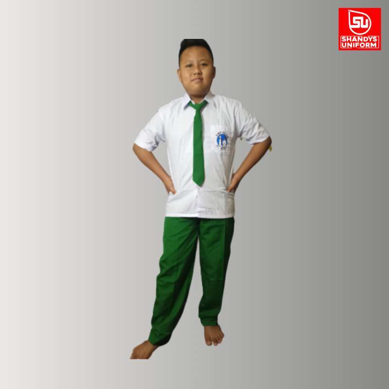 Jual Celana Seragam Sekolah Sd Smp Al-azhar Warna Hijau - 34 Di Seller ...