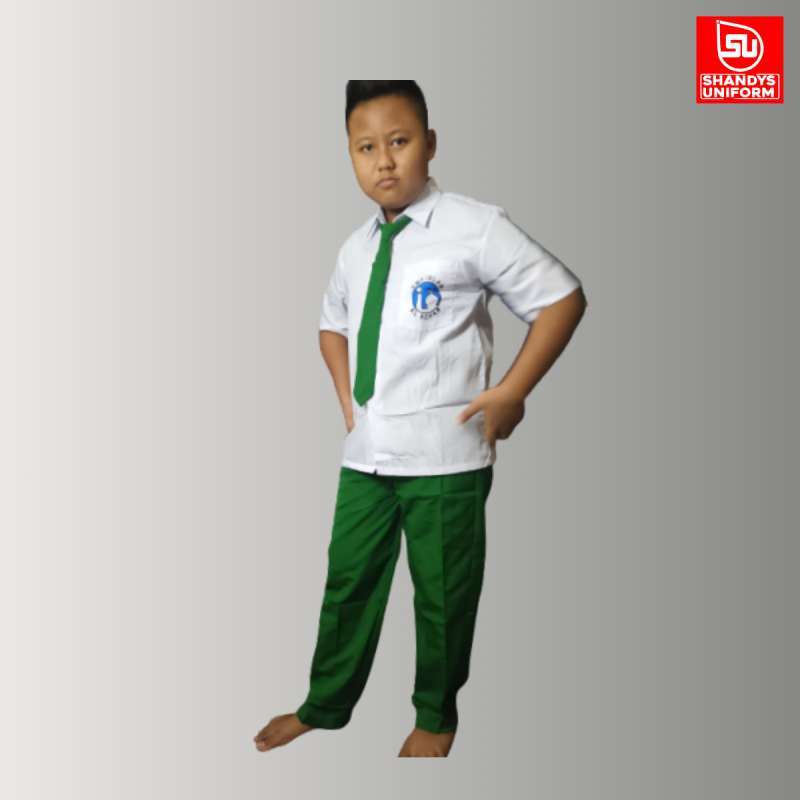 Jual Celana Seragam Sekolah Sd Smp Al-azhar Warna Hijau - 34 Di Seller ...