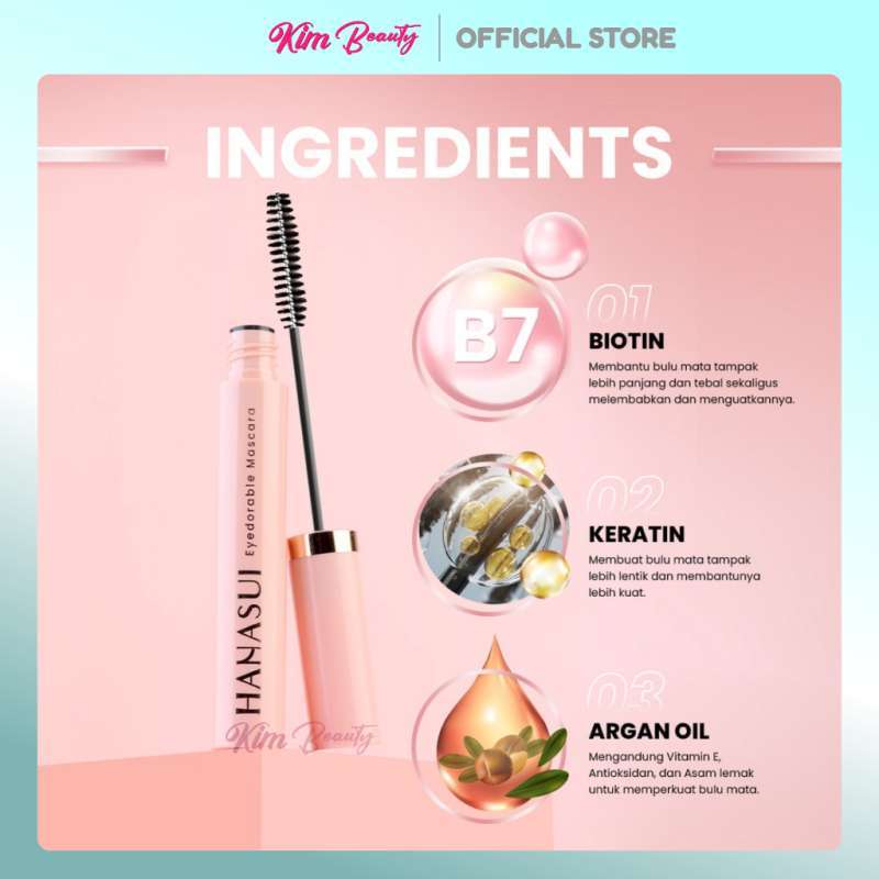 Jual Hanasui Eyedorable Maskara Di Seller Kim Beauty Official Store ...