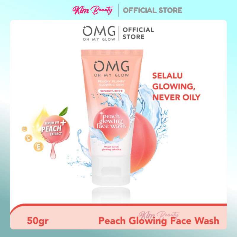 Jual Omg Oh My Glow Peach Glowing Face Wash 50 G Di Seller Kim Beauty Official Store - Cinta ...