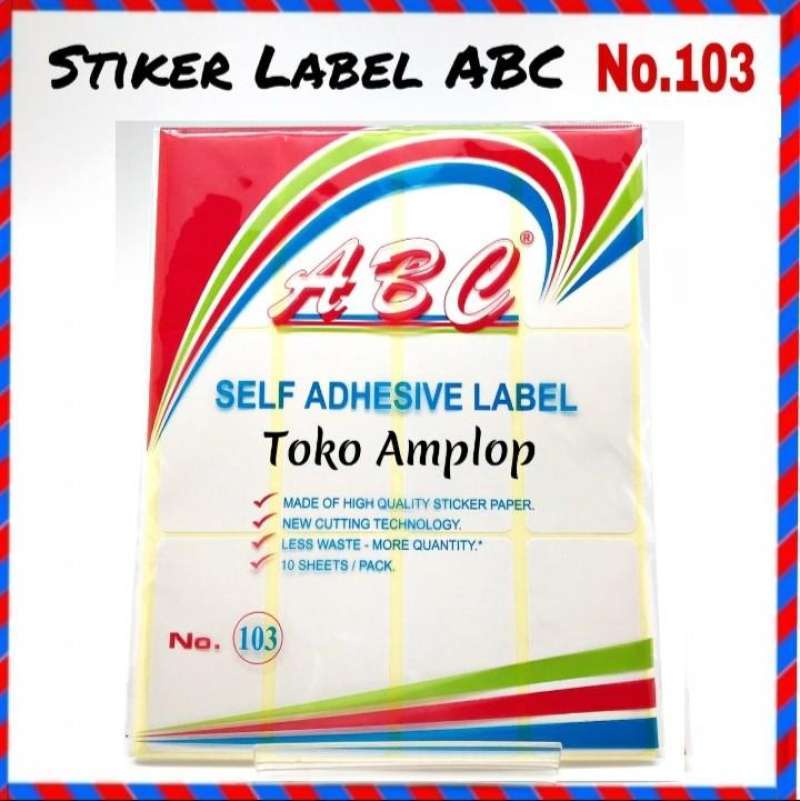 Jual Sticker Labels No.103 / Label Undangan Di Seller Onlinemarket ...