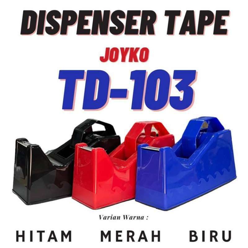 Jual Tape Dispenser Joyko Td 103 / Pemotong / Tempat Lakban Isolasi ...
