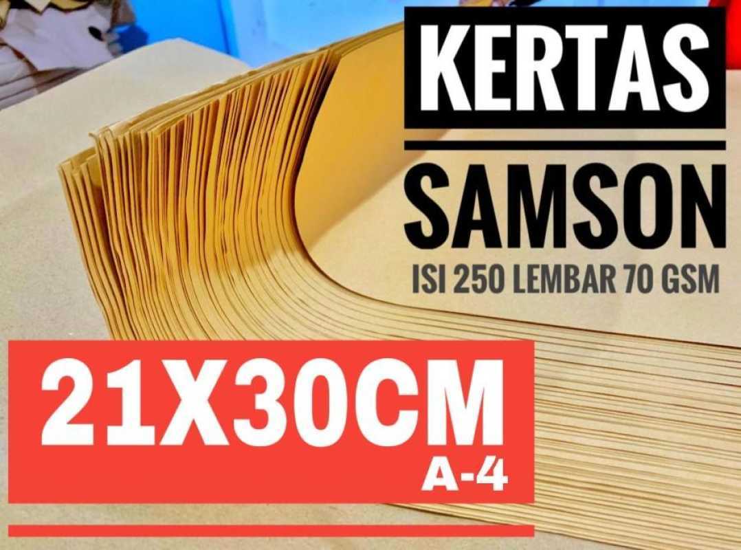 Jual Kertas Samson 21x30cm Kraft/samson Craft/kertas Packing - 1000 ...