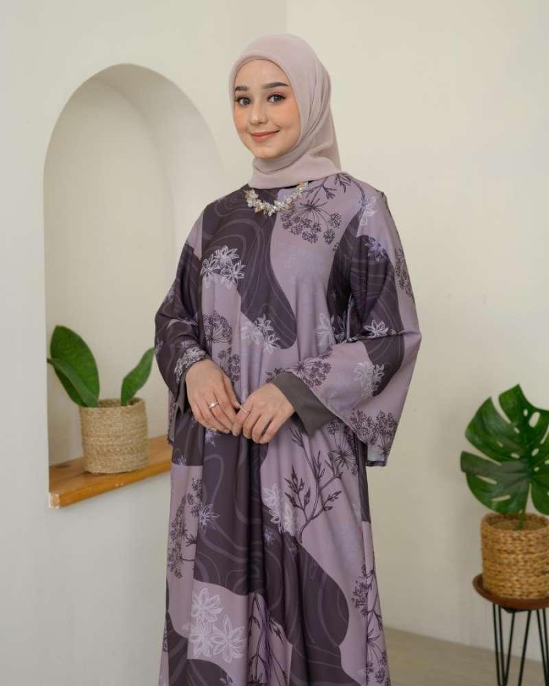 Jual Zm Zaskia Mecca - New Luny Dress - Jelita Indonesia - Edisi Maluku - Xl Cocoa Di Seller ...