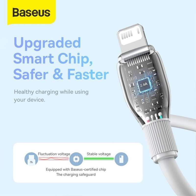 Promo Baseus Kabel Data Charger Pudding Series Usb A To Lightning 2.4a ...