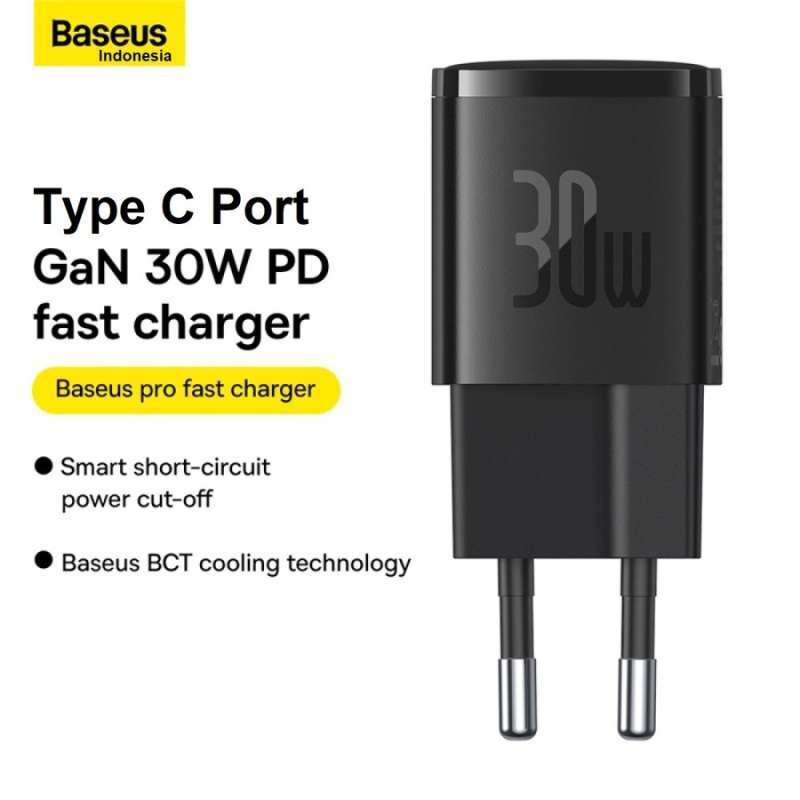 Promo Baseus Adaptor Charger Cube Pro 30w Type C Super Fast Charging ...