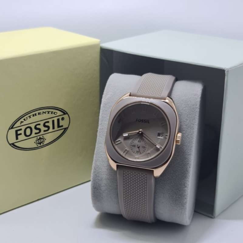 Jual Jam Tangan Wanita Fossil 8133 Original Water Resist Chrono Tanggal ...