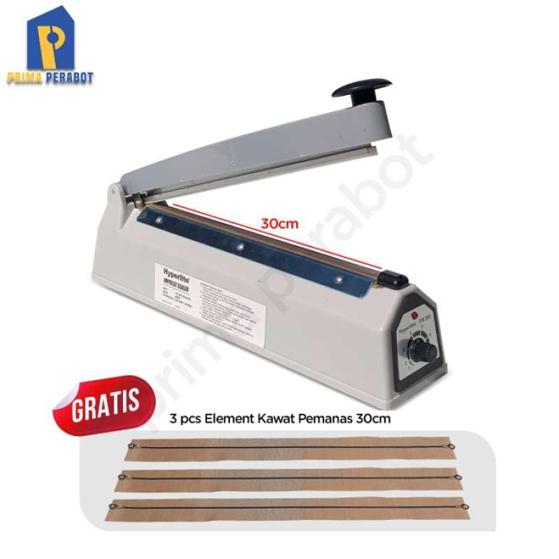 Jual Impulse Sealer Alat Press Plastik 30 Cm Sealer Makanan Hyperlite ...