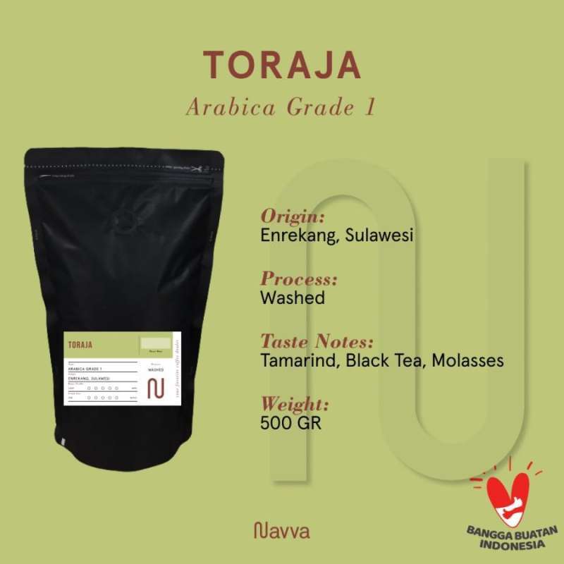 Jual Biji Kopi / Coffee Beans Premium 100% Arabica Toraja Enrekang 500 ...