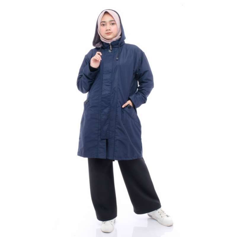 Jual Jacket Parka Wanita Syar'i Anapha Parka Hijaber Panjang Di Seller ...