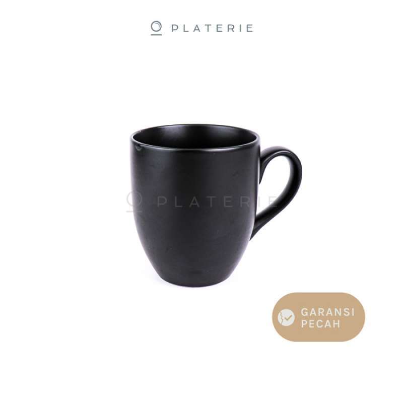 Jual Gelas Keramik Mug 550ml Black Matt/light Grey - Hitam Di Seller ...