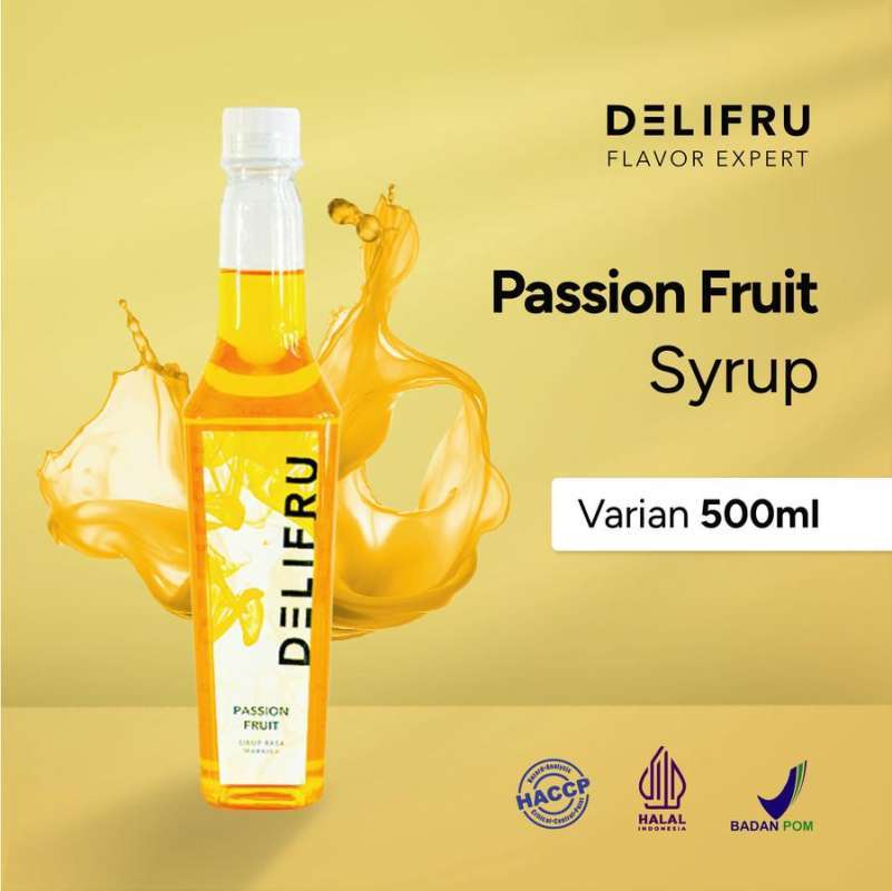 Promo Delifru Syrup Passion Fruit - Sirup Markisa 500 Ml Diskon 13% Di ...