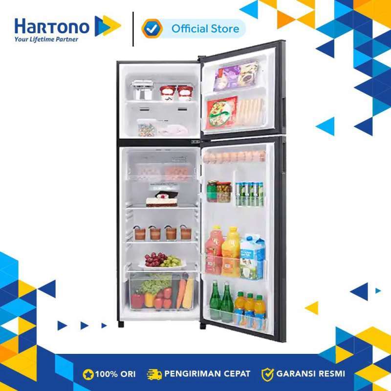 Jual Sharp Kulkas Kecil 2 Pintu Small 2 Door Refrigerator Sj326sigk Di ...