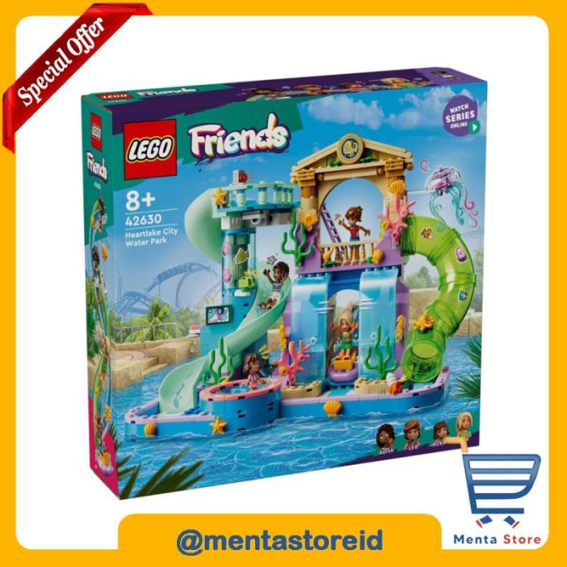 Promo Lego Friends 42630 Heartlake City Water Park Splash Spin And ...