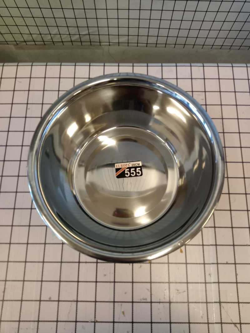 Jual Europa 555 Baskom Basin Round Bulat Stainless 28cm Mangkok Jumbo ...