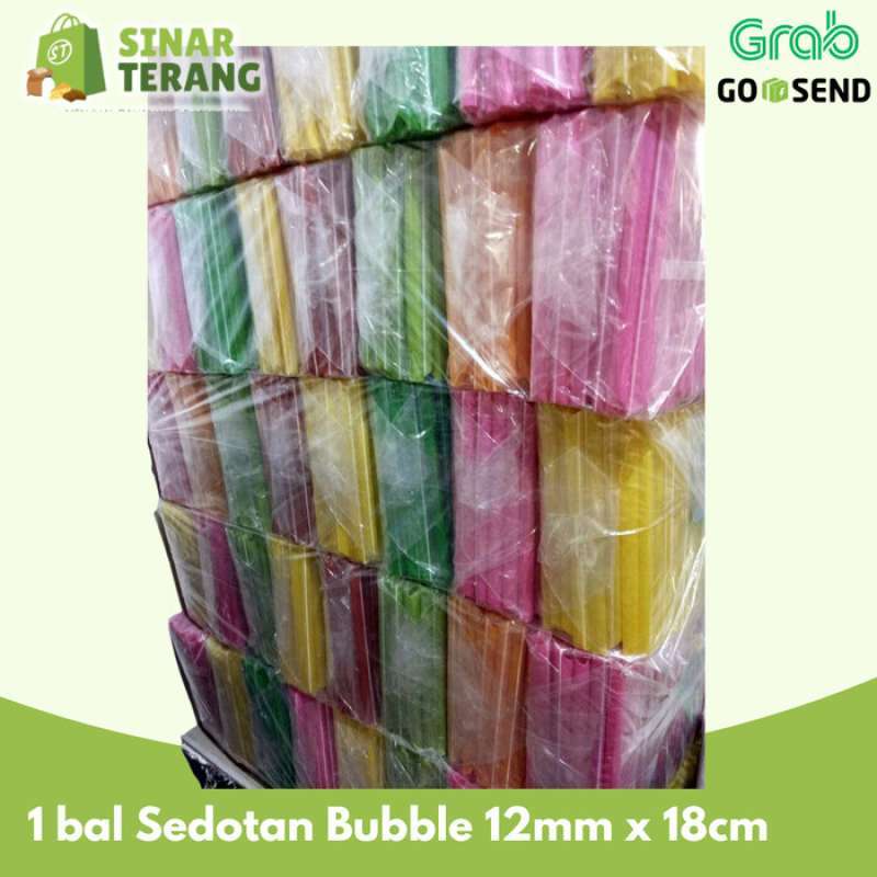 Jual Sedotan Bubble Tea / Pop Ice / Besar Oz 12mm 1 Bal Isi 16 Pak Di ...