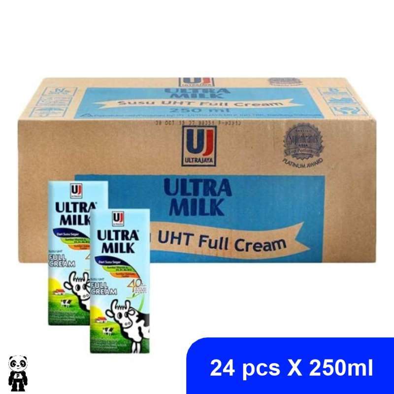 Jual Ultra Milk Full Cream Karton Isi 24 Pcs X 250ml Susu Ultra Uht Di ...