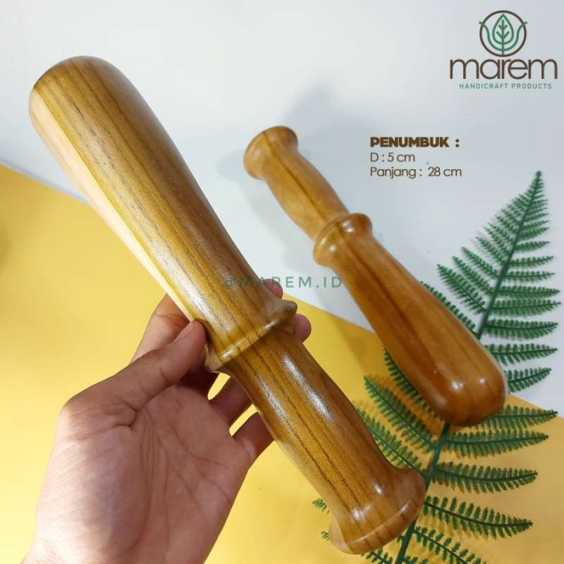 Jual Lumpang Alu Kayu Jati Besar | Lumpang Jati Premium - Penumbuk Di ...