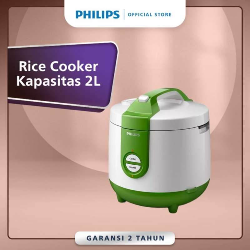 Promo Philips Rice Cooker 2l - Hijau - Hd3119/30 - 400 Watt Hd 3119 ...