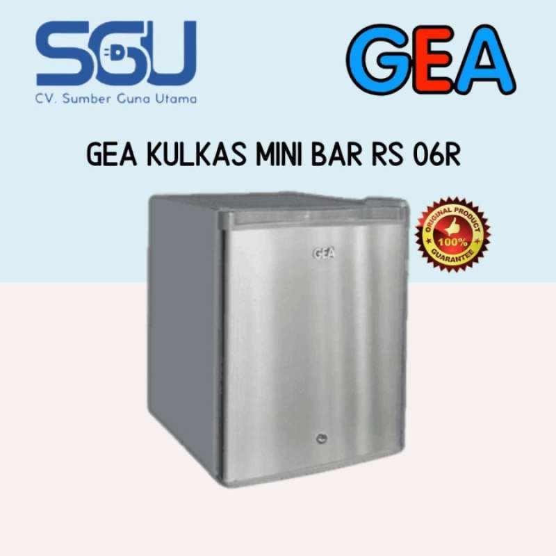 Promo Gea Kulkas Portable Rs06dr Mini Bar Rs 06dr / Rs06d / Rs06 Dr ...