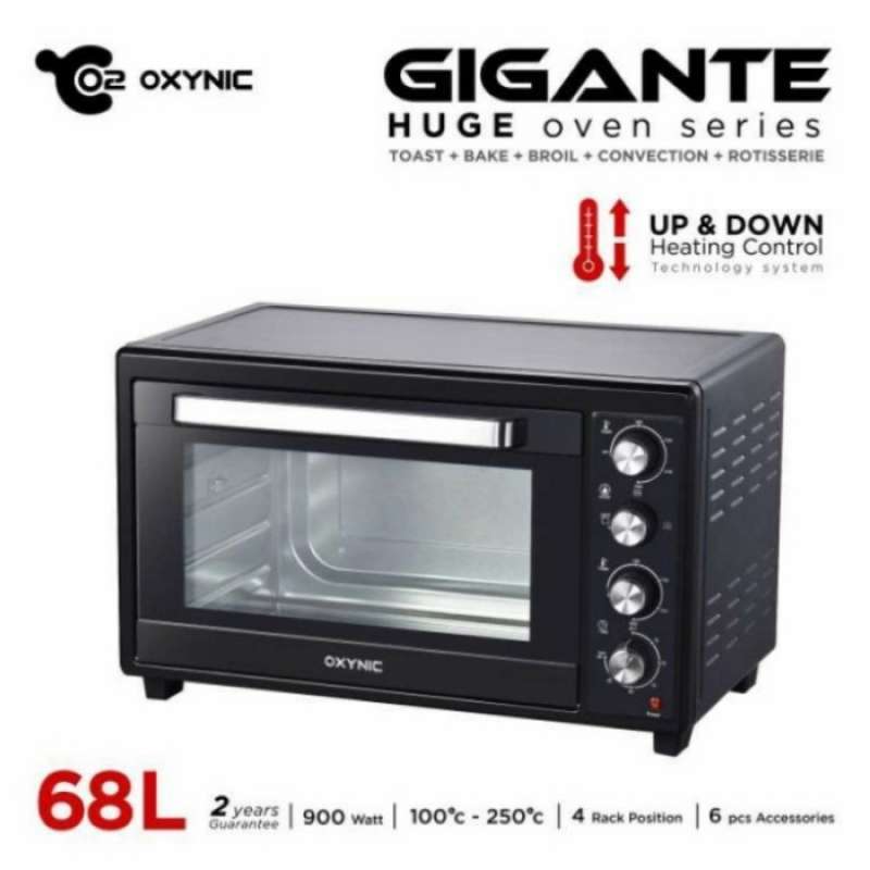 Promo Oxynix Oven Listrik Besar Gigante Huge Electric Oven 68 Liter ...