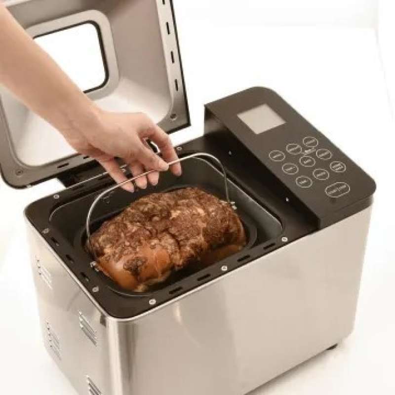 Promo Kels Monty Mesin Pembuat Roti Bread Maker 1kg - Silver Diskon 23% ...