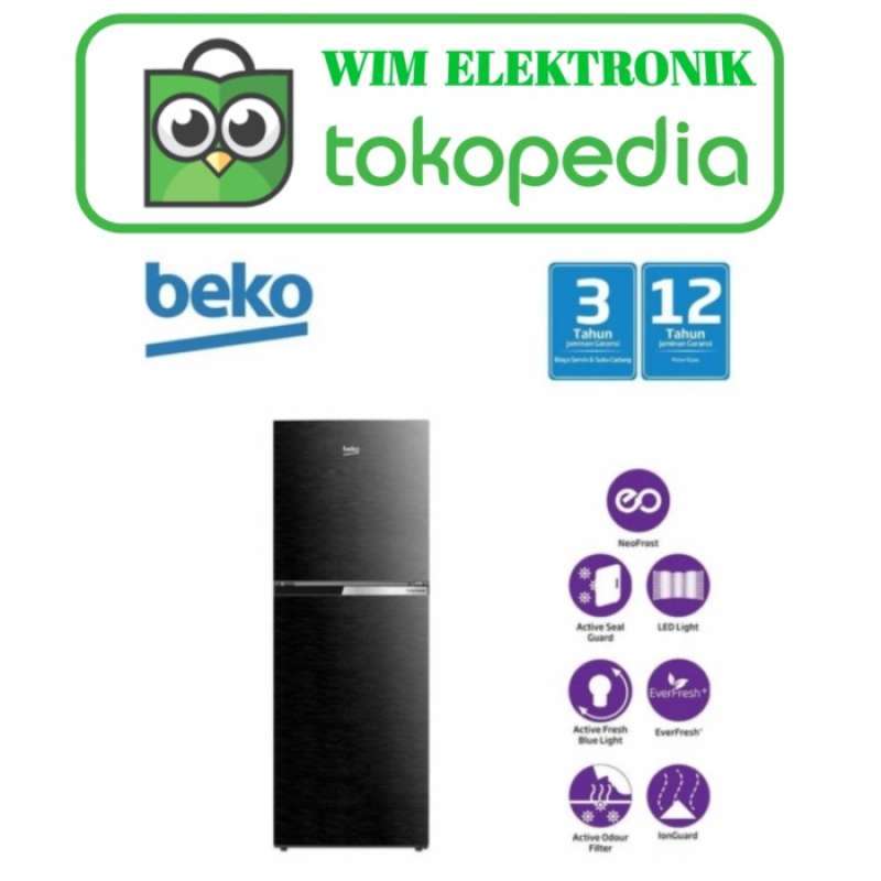 Promo Kulkas 2 Pintu Beko Rdnt231i50vzwb Diskon 23% Di Seller Hagino ...