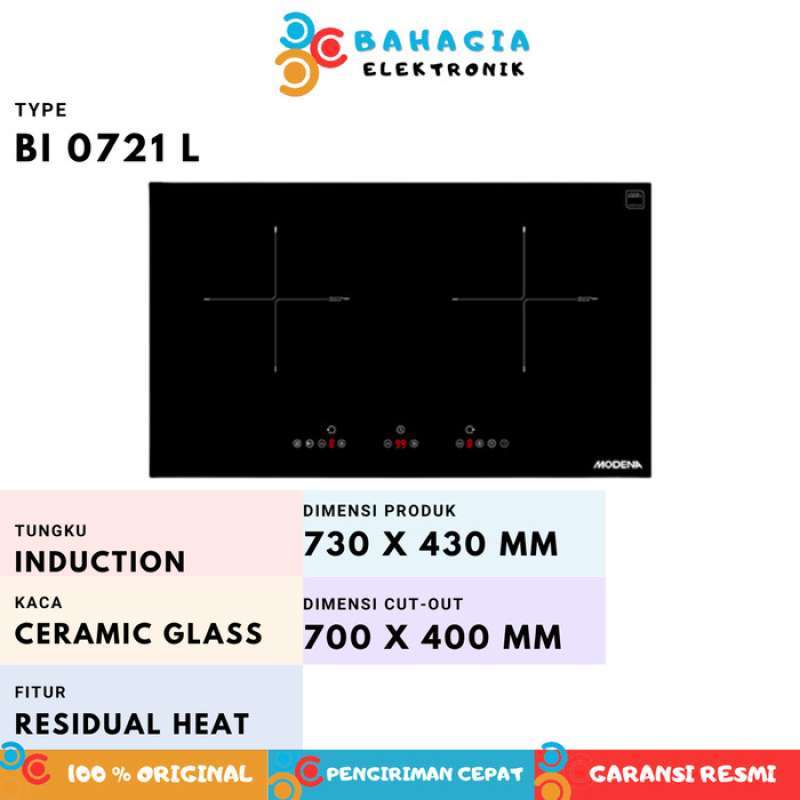 Promo Modena Bi 0721 L - Kompor Listrik Induksi Atau Induction Hob Diskon 23% Di Seller Hagino ...