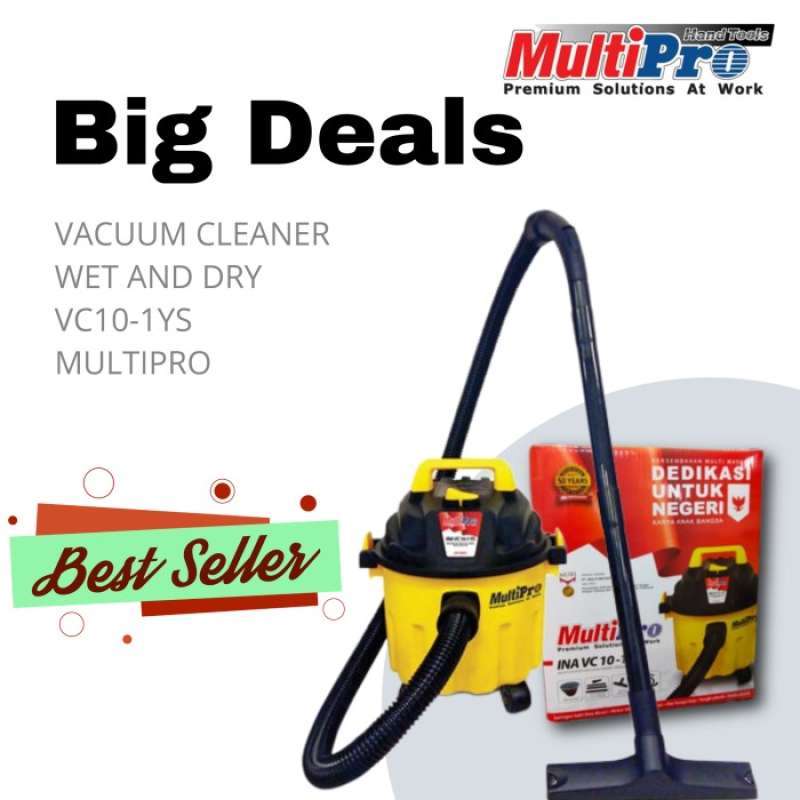 Promo Vacuum Cleaner Multipro Vc 10-1 Ys/ Vakum Vc10-1ys Diskon 23% Di ...