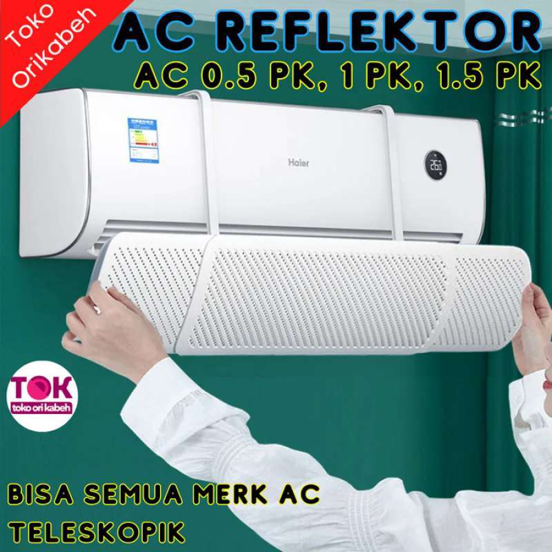 Promo Ac Reflector Penghalang Angin Ac Cover Penahan Talang Ac ...