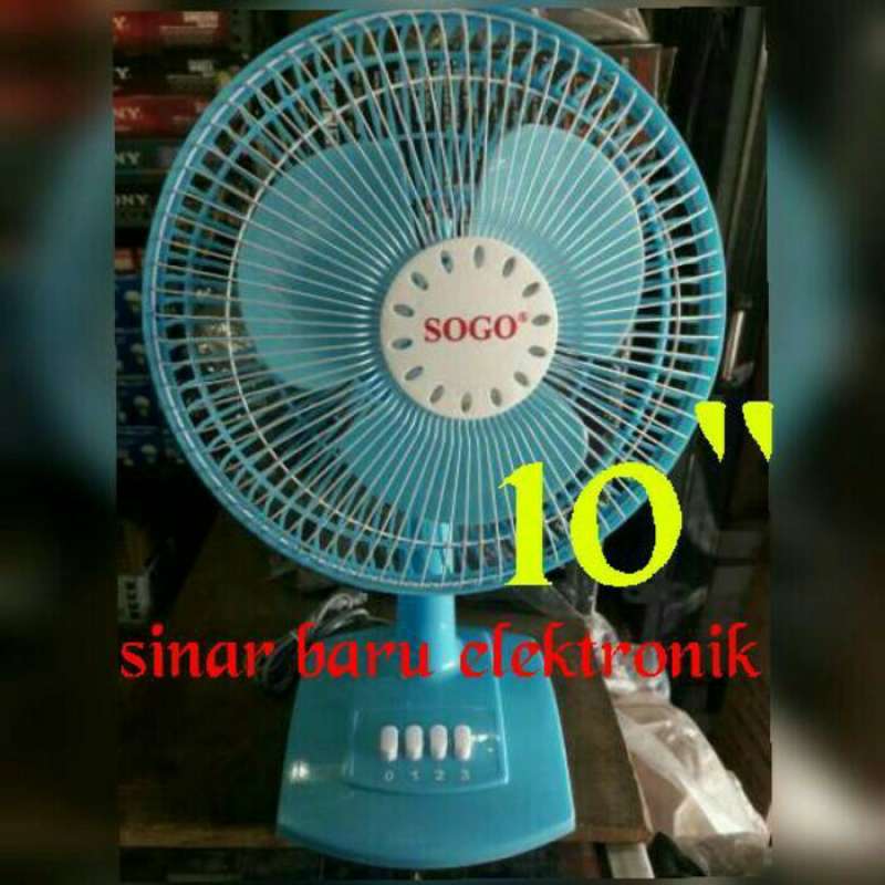 Promo Kipas Angin Meja/desk Fan Sogo 10 /warna Random Tergantung Stok Diskon 23% Di Seller ...