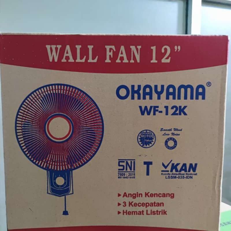 Promo Wall Fan Okayama 12 Inch Diskon 23% Di Seller Tsukishiro Store - Kramat Pela, Kota Jakarta ...
