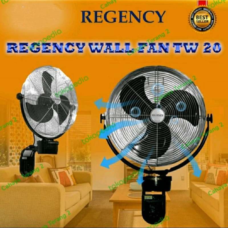 Promo Kipas Angin Dinding Besi Tornado Regency 20 Inch/wall Fan Besi ...