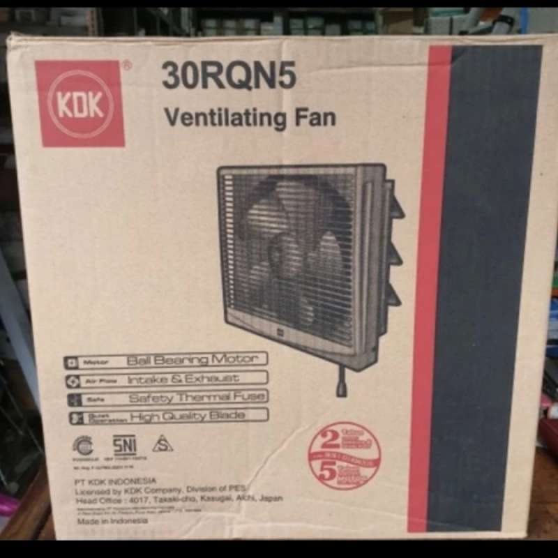 Promo Kdk : 30rqn Wall Exhaust Fan Hexsos Dinding 12 Inch 30 Rqn 5 ...