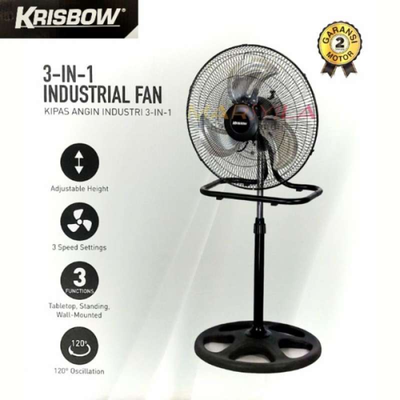 Promo Kipas Angin 3 In 1 Besi 18 Inch Krisbow | Pedestal Fan | Kipas ...