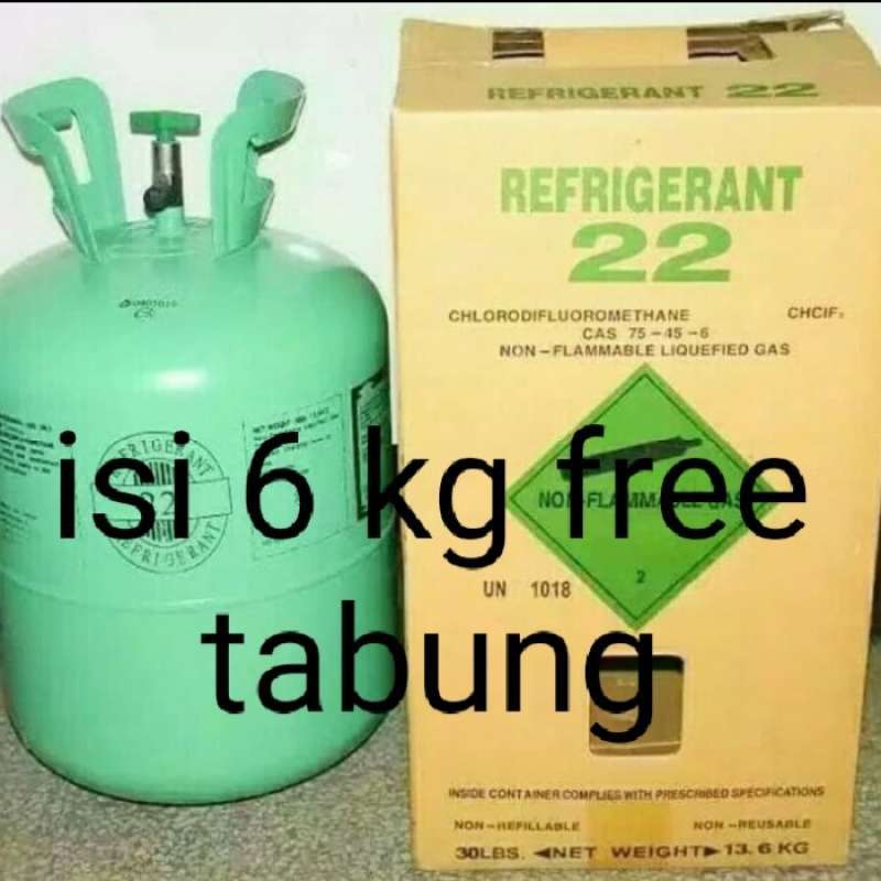 Promo Refrigerant R22 Isi 6kg Free Tabung Diskon 23% Di Seller Hirai ...
