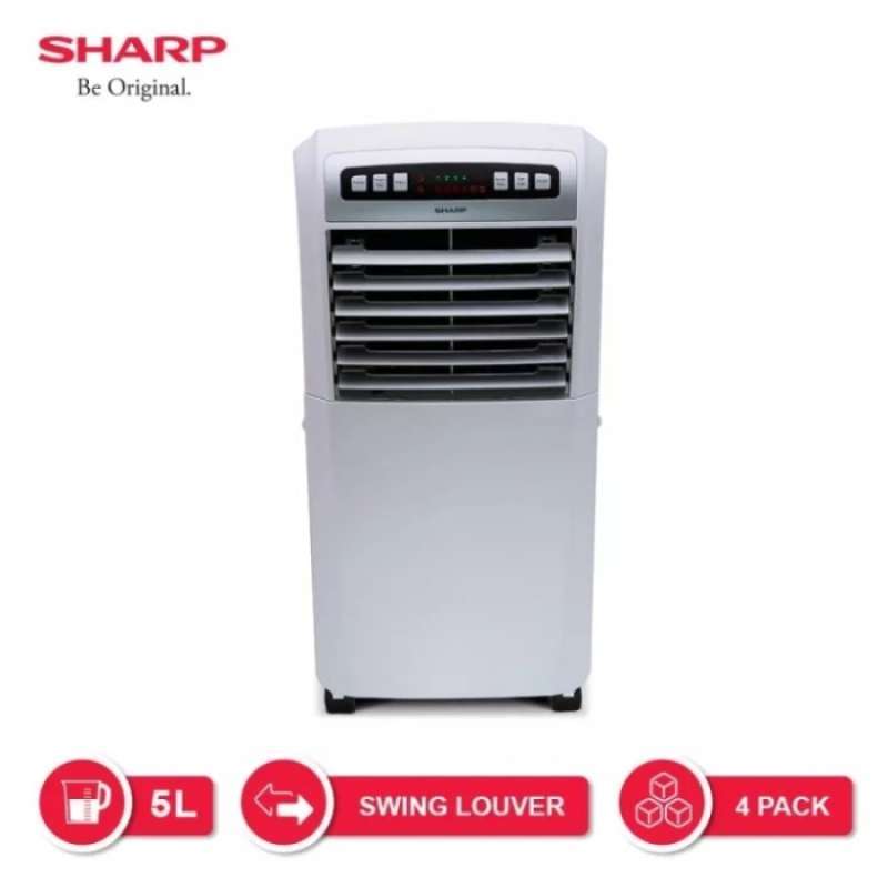 Promo Air Cooler Sharp Pj-a55ty-b/w Kipas Angin Air Cooler Sharp Pj ...