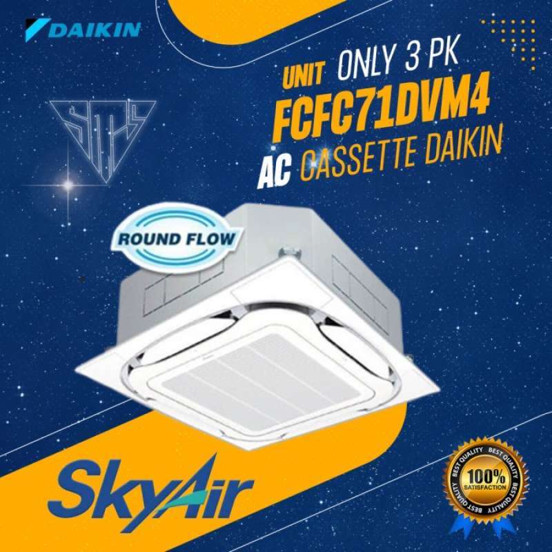 Promo Ac Cassette Daikin 3 Pk Inverter Thailand Fcfc71dvm4 R32 1 Phase Diskon 23% Di Seller ...