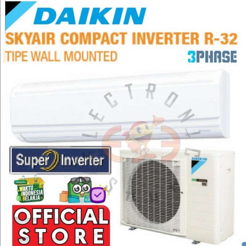 Promo Daikin Faa100bvm4 Skyair Ac Split Super Inverter 4 Pk 3phase ...