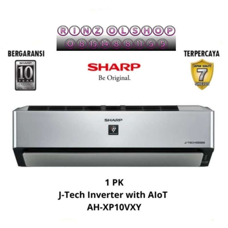 Promo Ac Split 1pk Sharp Ah-xp10vxy J-tech Inverter Alot Wifi Xp 10 Vxy Diskon 23% Di Seller ...