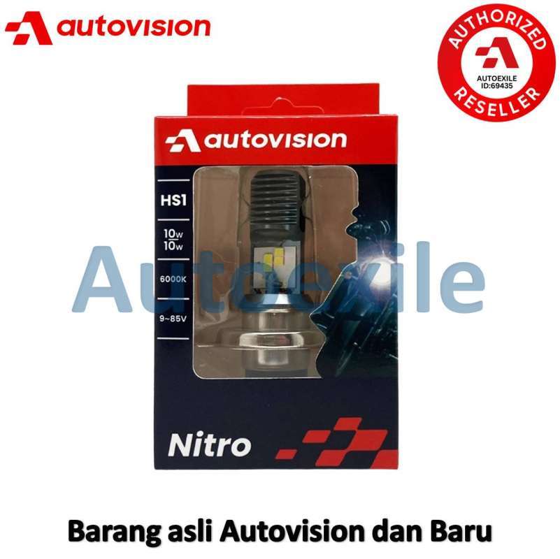Jual Autovision Nitro High Power Led Hs1 H4 Dc White Putih 6000k Original Lampu Motor Honda ...